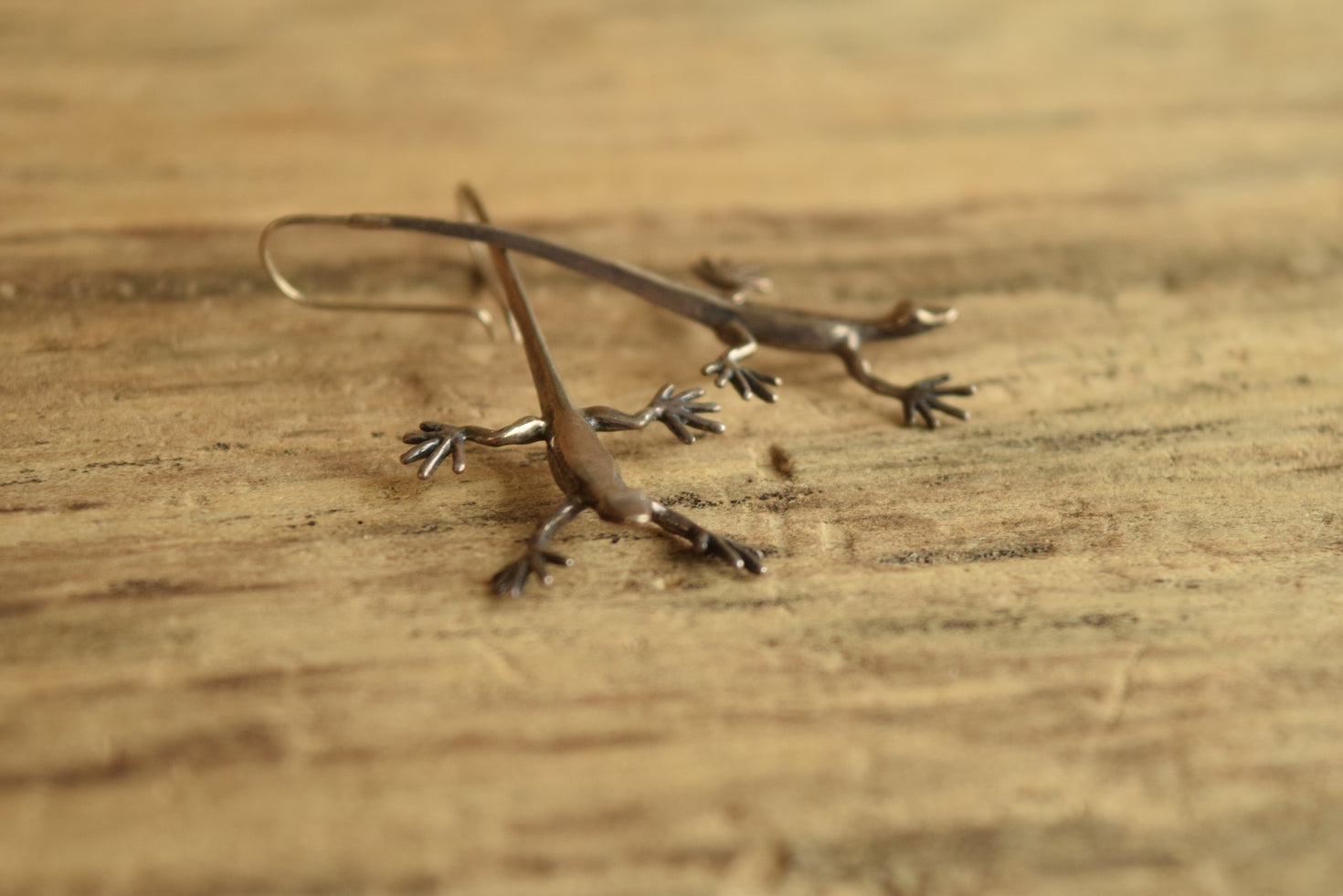 Sterling Lizard Earrings – YournNonce