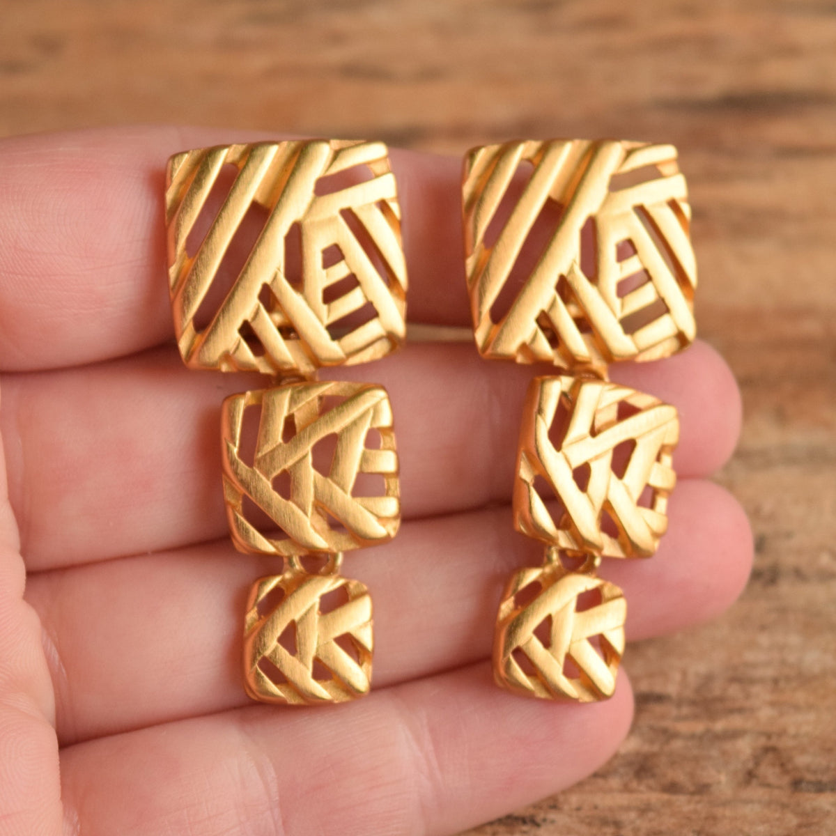 Harlequin Chicken Earrings – YournNonce