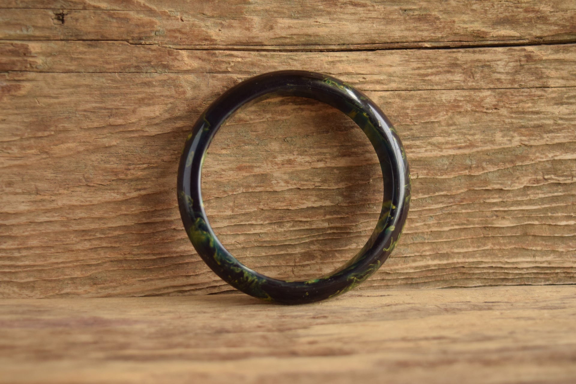 Blue Moon Bakelite Bangle – YournNonce