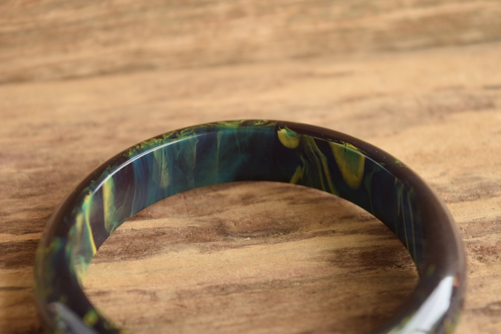 Blue Moon Bakelite Bangle – YournNonce