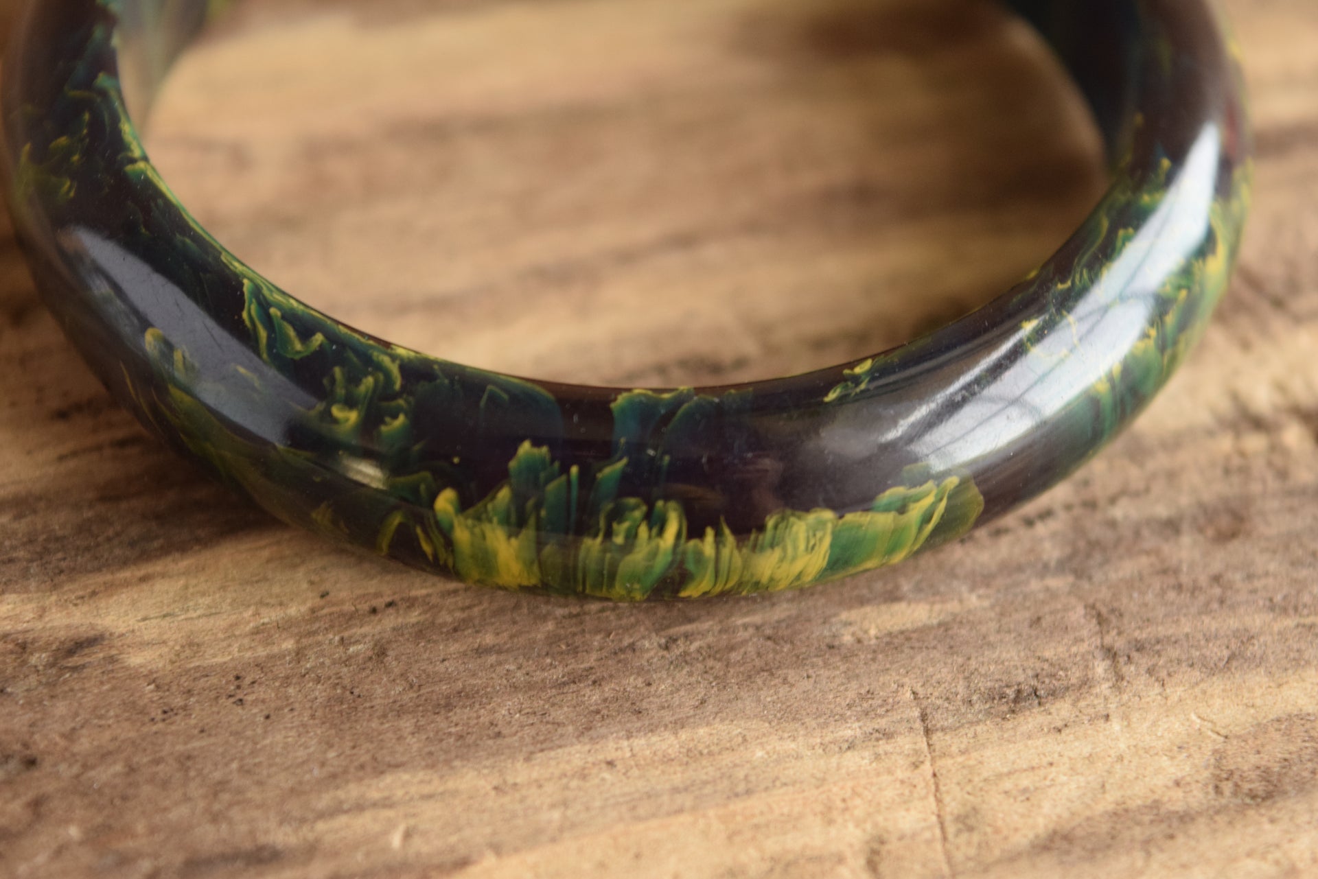 Blue Moon Bakelite Bangle – YournNonce