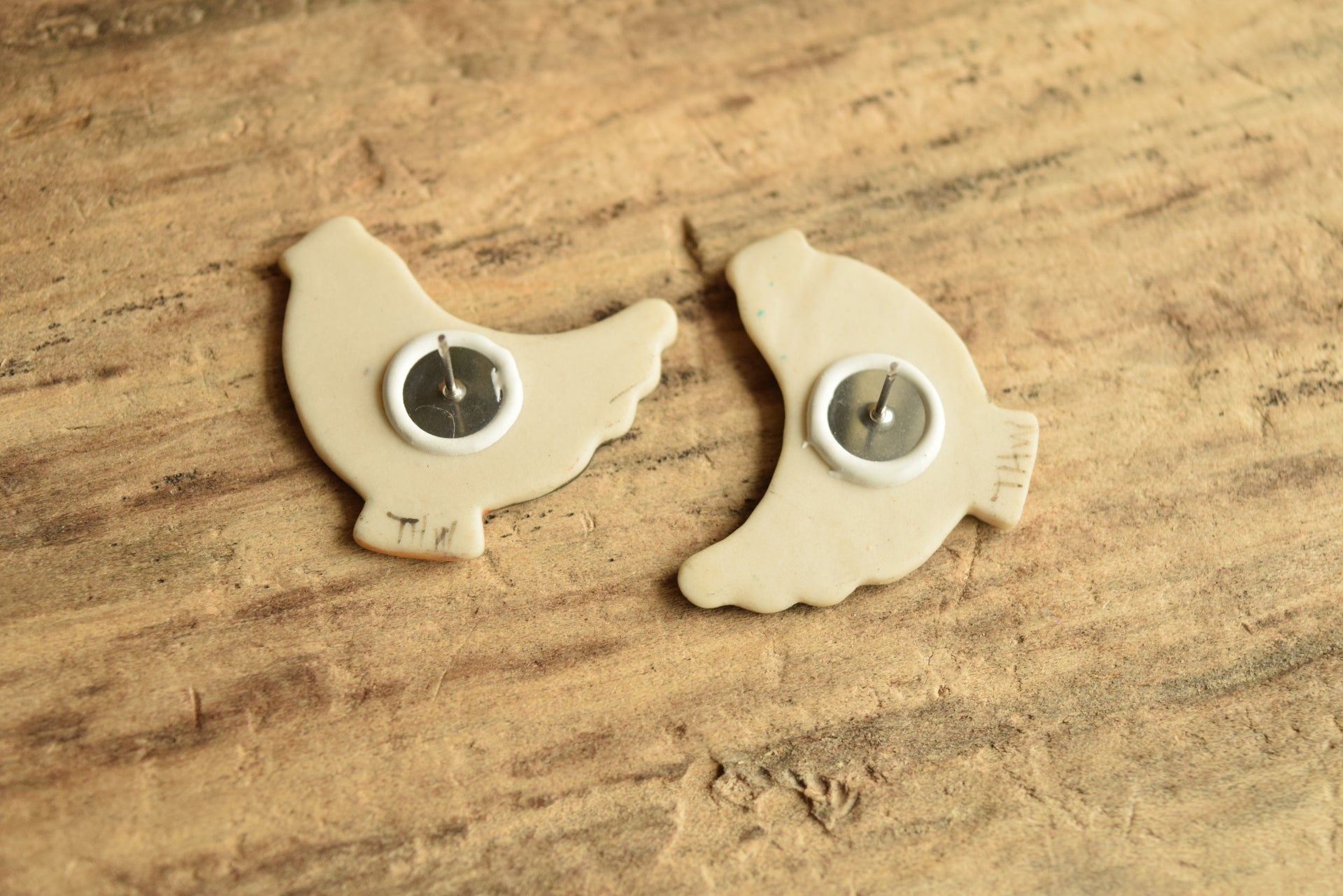 Harlequin Chicken Earrings – YournNonce