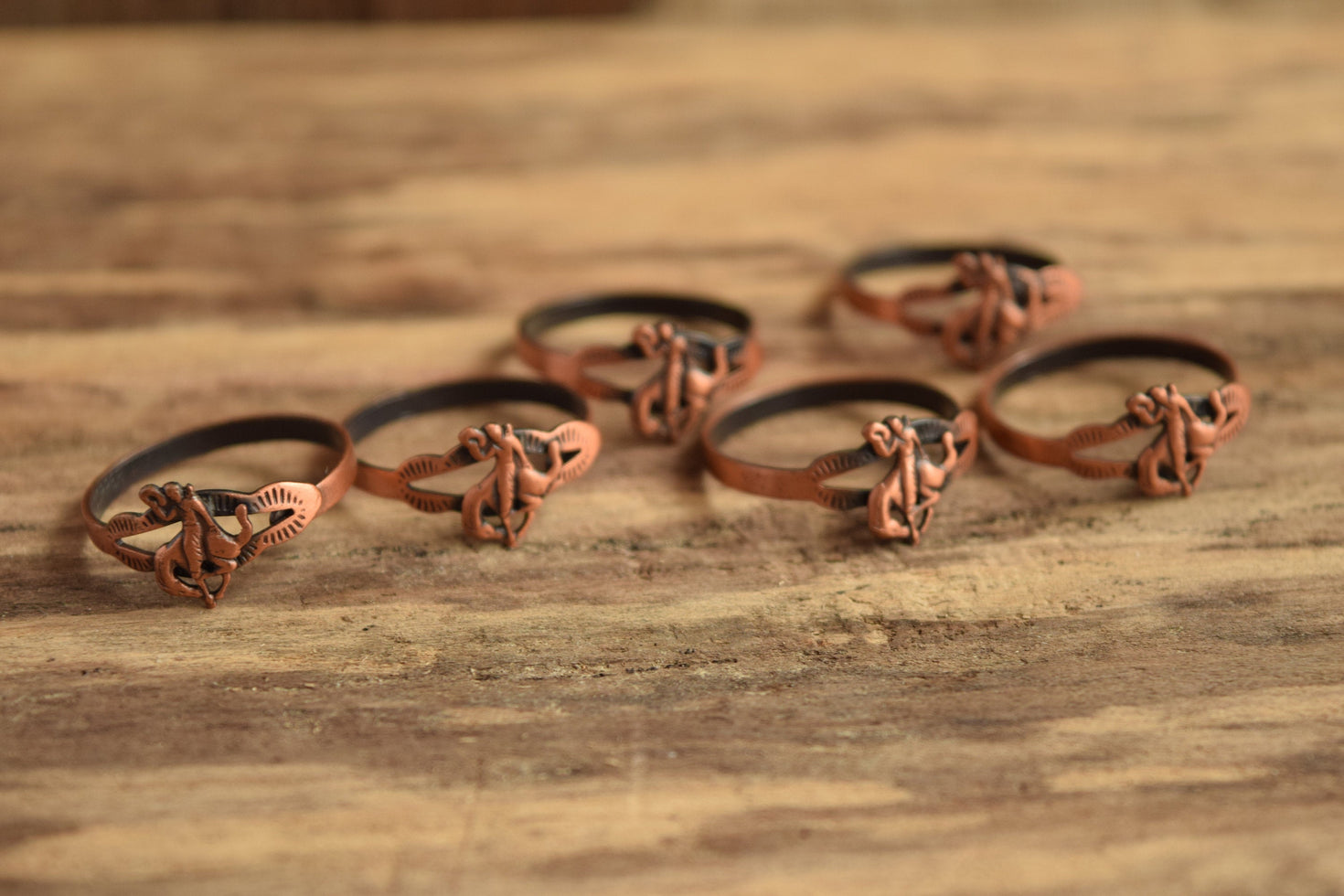 Rodeo Cowboy Copper Ring - Size 7-11 Adjustable – YournNonce